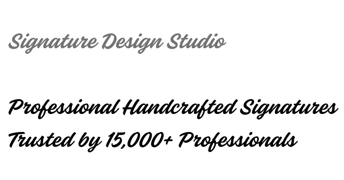 Signature Design Based on Astrology & Numerology in India | Signature ...